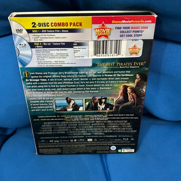 Disney | Media | Disney Pirates Of Caribbean On Stranger Tides Dvd Blu ...